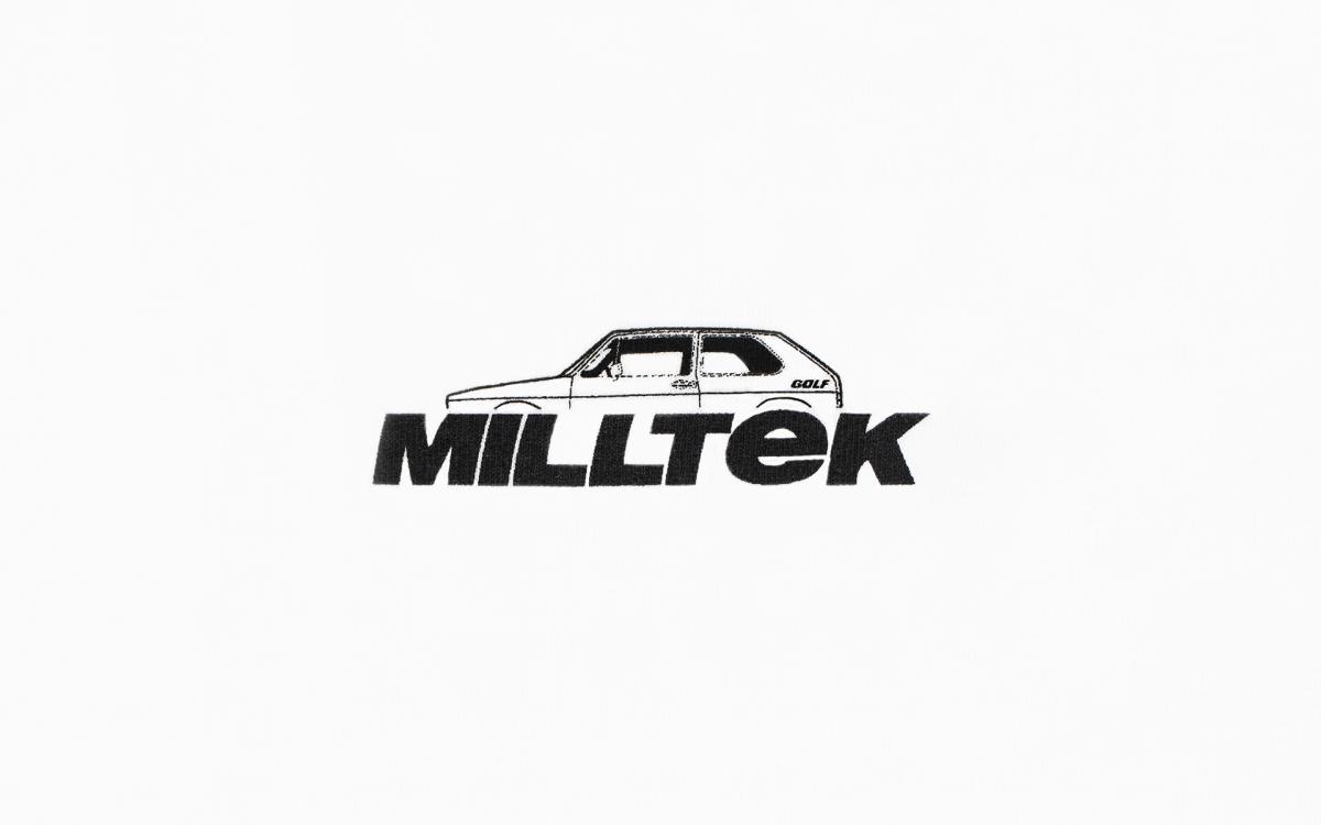Milltek Tee White (VW Golf Mk1) - Medium | MSTEE04M
