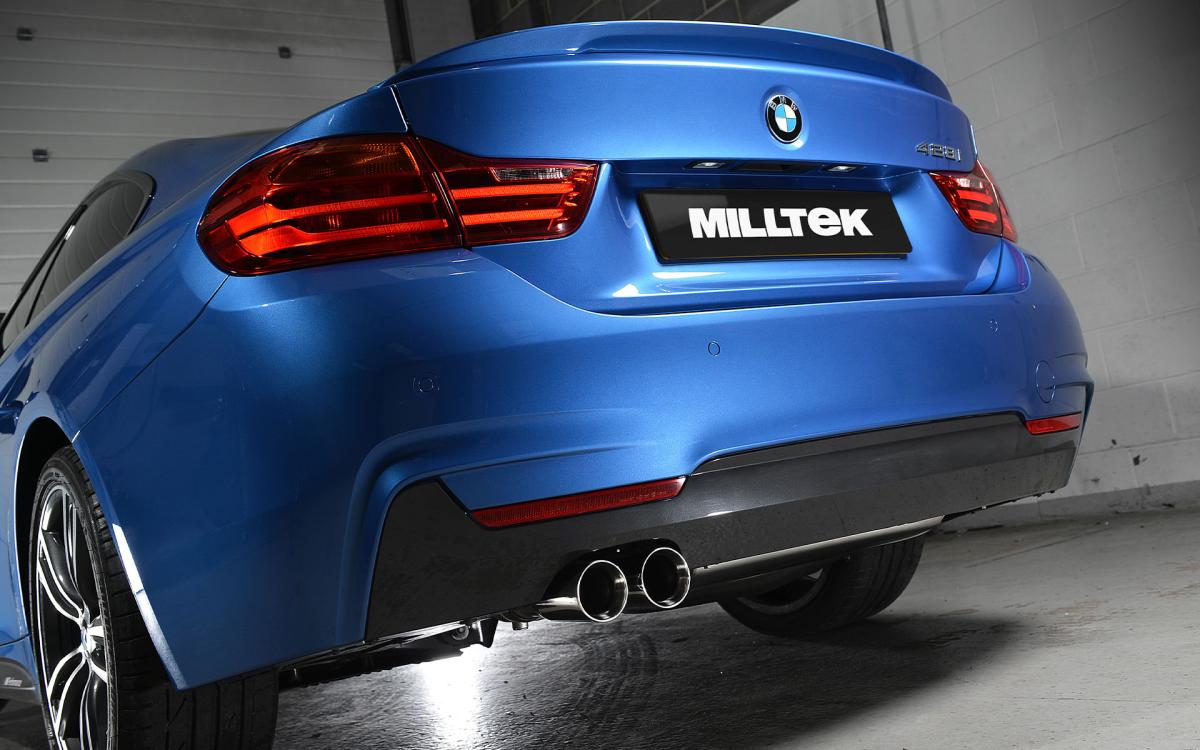 BMW 4 Series F32 428i Manual - Non-Resonated (Louder) Cat-Back Exhaust ...