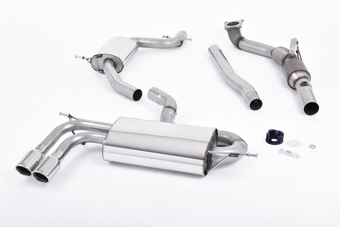 Turbo-Back Exhaust System with Hi-Flow Sports Catalyst and Polished ...