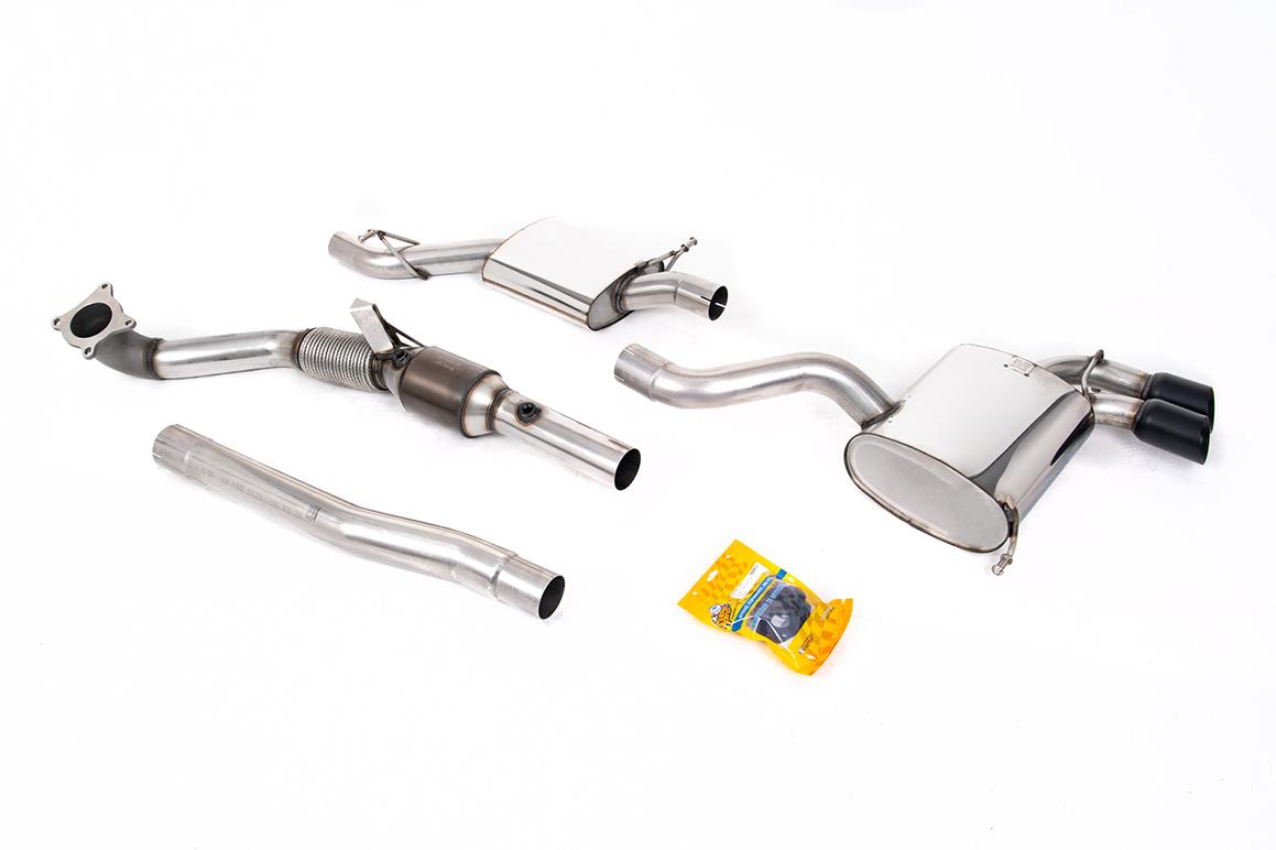 Turbo-Back Exhaust System with Hi-Flow Sports Catalyst with Ceramic ...