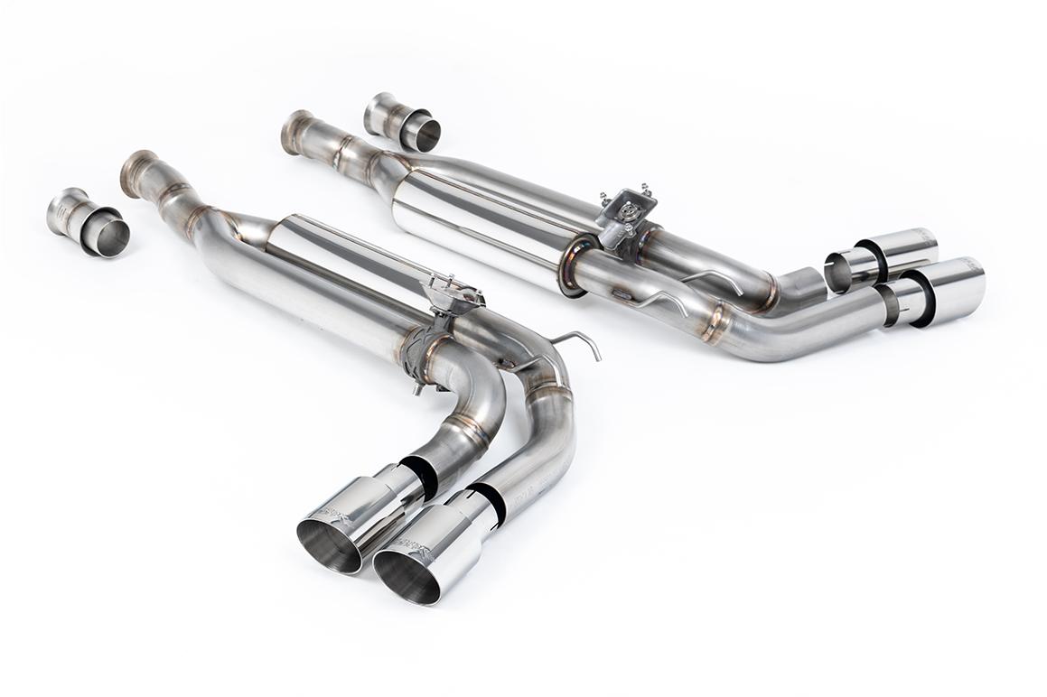 Valved Cat-Back Exhaust System with Polished Trims | SSXMZ159