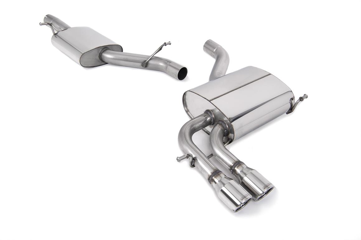 Audi A3 2.0T FSI Quattro - Resonated (Quieter) Cat-Back Exhaust System ...