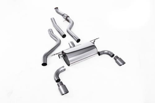 Cat-Back Exhaust System with Road Rear Silencer & Titanium Tips | SSXBM1023