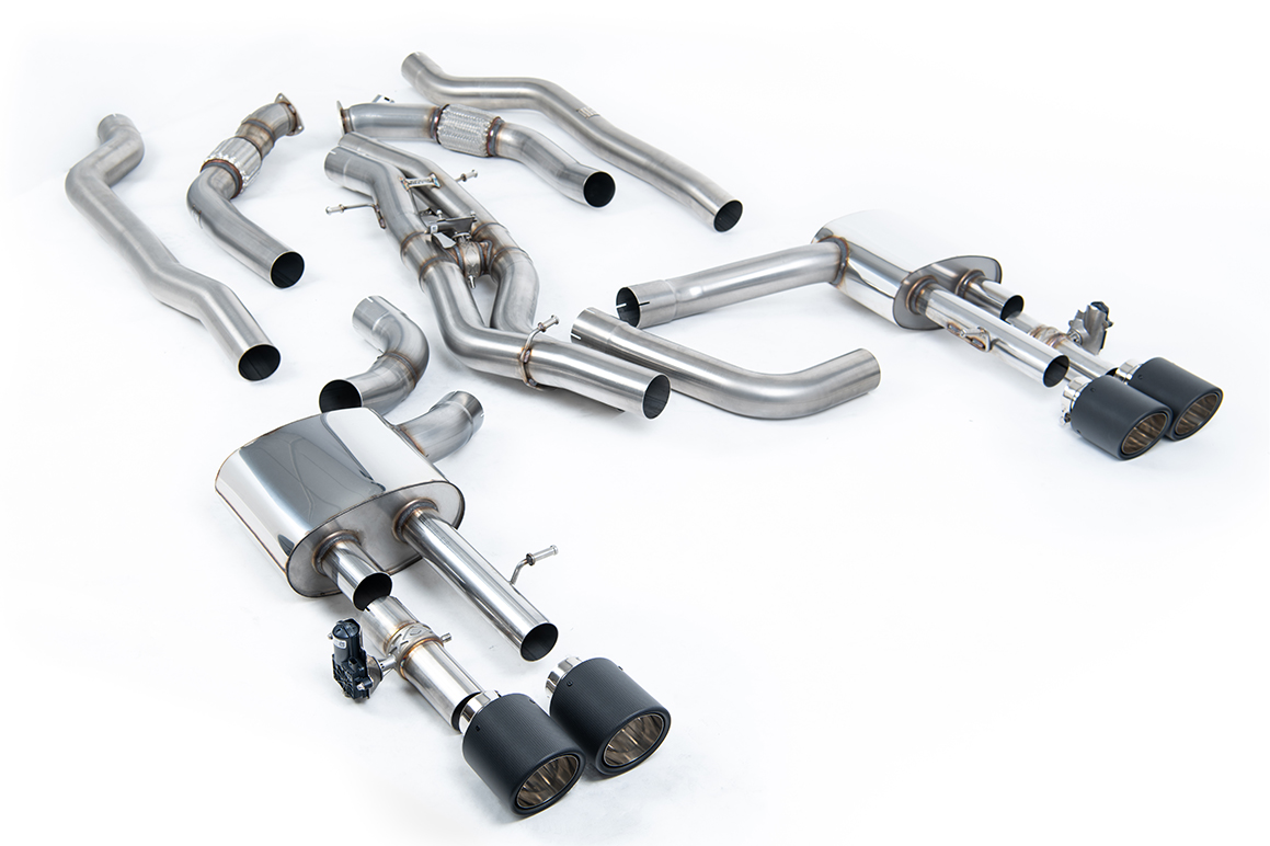 Non-Resonated (Louder) OPF-Back Exhaust System with JET-115 Carbon ...