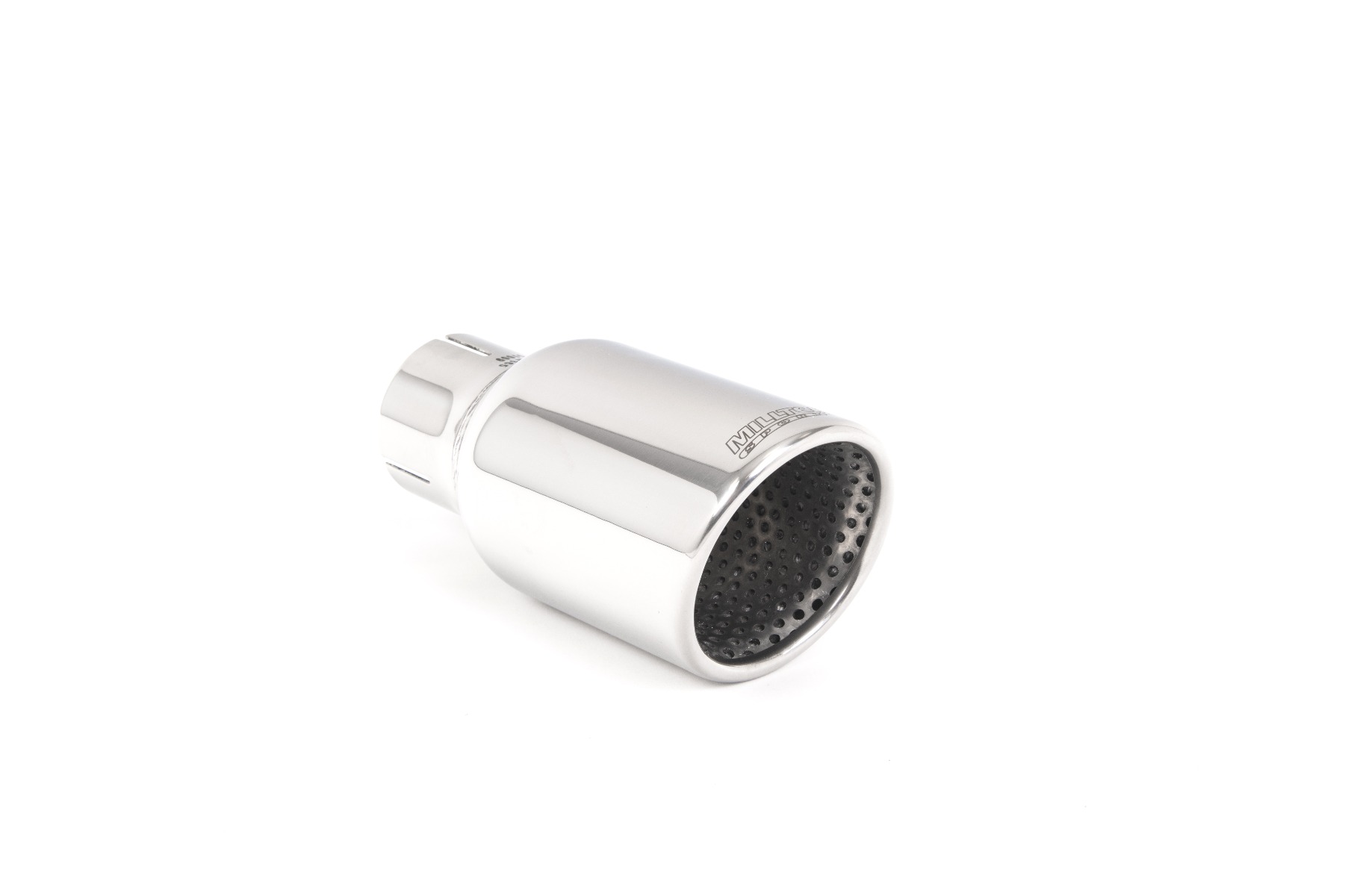 Polished Jet (round) 90 Exhaust Tip - MSAU248 | MSAU248